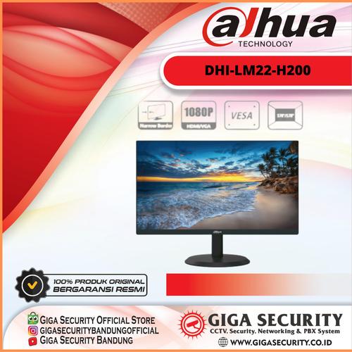 Jual DAHUA MONITOR LED 22 INCH DHI-LM22-H200 S HDMI VGA SPEAKER FULL HD ...