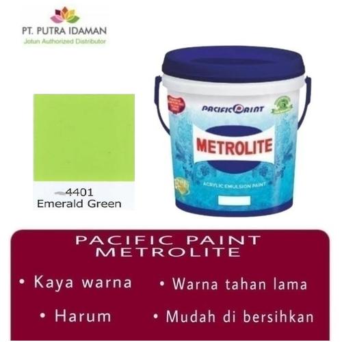 Jual PACIFIC PAINT METROLITE INTERIOR 3 Ltr - 4401 Emerald Green Tinting - Jakarta Utara - PUTRA ...
