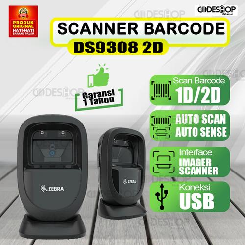 Jual Scanner Barcode Omni Symbol Zebra DS-9308 / DS9308 / DS 9308 2D ...