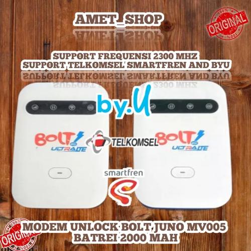 Jual MODEM WIFI 4G TELKOMSEL SMARTFREN DAN BYU BOLT JUNO ( BEKAS ...