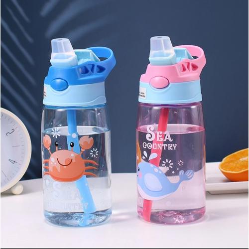 Jual Botol Air Minum Anak dengan Sedotan BPA Free Motif Gambar Heman ...