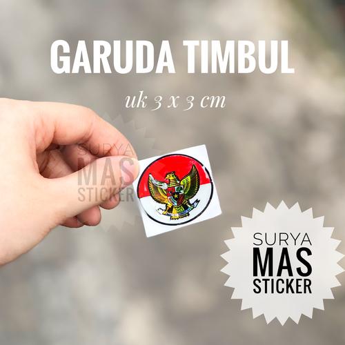 Jual stiker bendera garuda ri timbul - Kota Medan - surya mas sticker ...