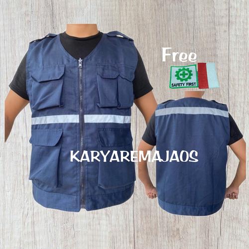 Jual COD! Rompi Proyek Rompi Lapangan Rompi Kerja Tebal Murah rompi ...