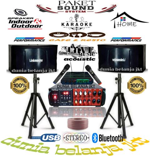 Jual PAKET SOUND SYSTEM KARAOKE OUTDOR INDOR AMPLI POWER SPEAKER 10 ...