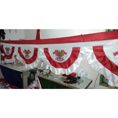 Jual Bendera Merah Putih Gelombang Rempel Garuda Agustusan Kemerdekaan ...