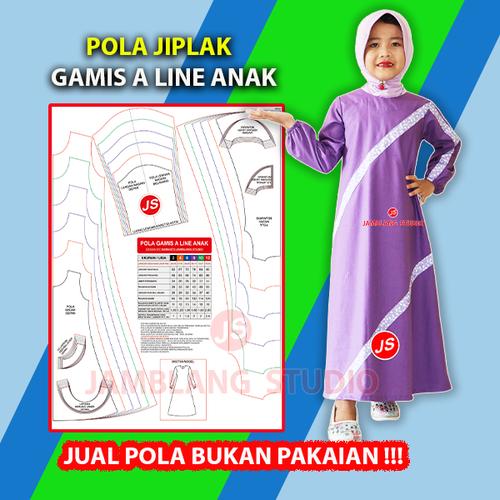 Jual Pola Jiplak Gamis A Line Anak-Anak 2 ~ 12 tahun ( JP-015 ) - Kab. Pekalongan - Jamblang ...