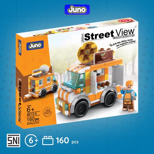 Promo Mainan Balok / Bricks Juno 8613-5 | BBQ Street Food | Mini Street ...