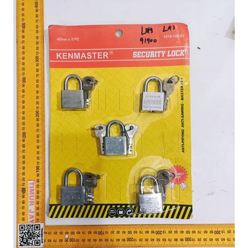 Jual KENMASTER GEMBOK isi 5 Pcs Kunci Pendek Master Key Set - Kota ...