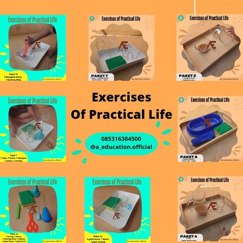Jual EPL Montessori Exercises Of Practical Life Montessori - 6 - Kab ...