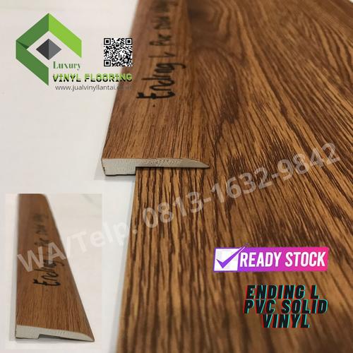 Jual list pinggir Ending pvc solid untuk vinyl warna by request ready ...