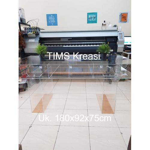 Jual Meja Akrilik | Acrylic Desk Custom | Meja Akad - 80x45x42cm ...