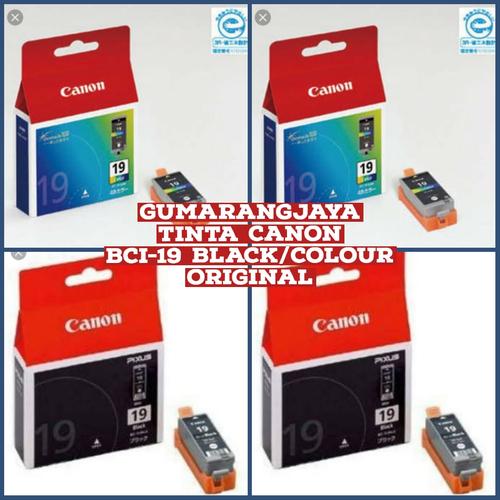 Jual TINTA CANON BCI-19 BLACK ORIGINAL - COLOUR - Jakarta Selatan - gumarangjaya | Tokopedia