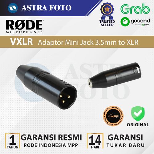 Jual Rode VXLR Adaptor Mini Jack 3.5mm to XLR - Jakarta Pusat - Astra Foto | Tokopedia