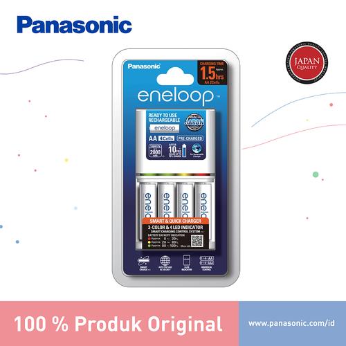 Promo Panasonic Eneloop Basic Charger Kit I Fast Charger Kit+ Battery ...
