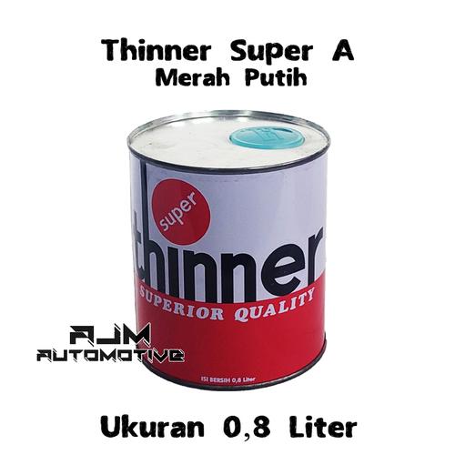 Jual Thinner Tiner Super A / Pengencer Cat 0,8 liter Merah Putih - Kota ...