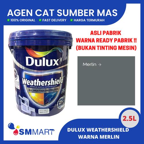 Jual CAT TEMBOK EKSTERIOR DULUX WEATHERSHIELD PRO WARNA MERLIN 2.5L ...