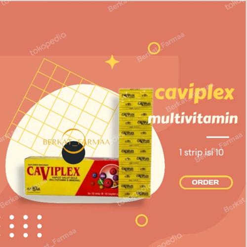 Jual caviplex tablet multivitamin - Jakarta Barat - Berkat_Farmaa ...