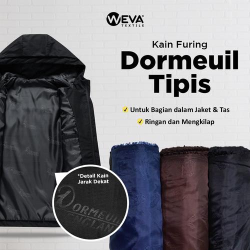 Jual Furing Dormeuil Tipis Bahan Kain Dalaman Jaket Murah - Biru - Kota ...