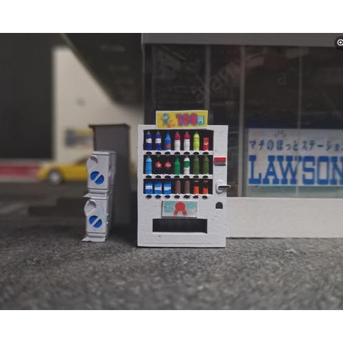 Jual 3D Receh Vending Machine skala 1 64 akesoris Diorama Maket ...