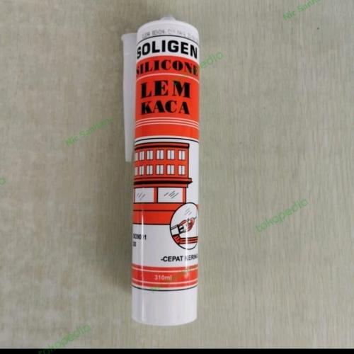 Jual Lem botol kaca SOLIGEN / lem silicone silikon kaca botol SOLIGEN ...