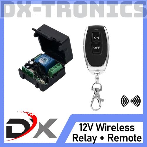 Jual 12V Wireless Relay Switch 1CH + Wireless RF Remote Control On Off ...