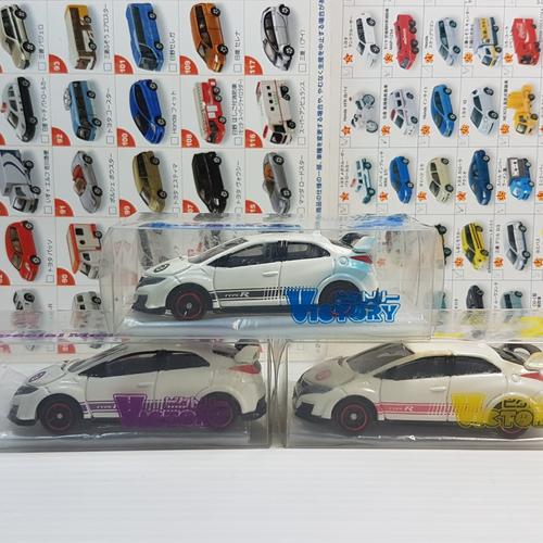 Jual TOMICA CUSTOM SPECIAL MODEL VICTORY HONDA CIVIC TYPE R SET 3 ...