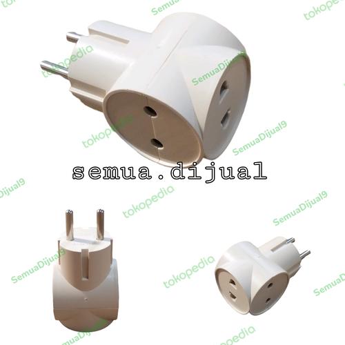 Jual Steker T Multi Visalux Universal Sambungan Stop Kontak VS-7366 ...