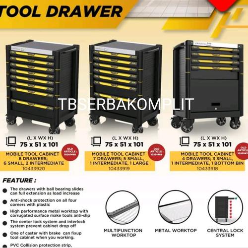 Jual TOOL 4 DRAWER KRISBOW 10433918 LEMARI PERKAKAS 4 LACI LPDBL4 ...