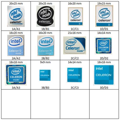 Jual Stiker Sticker Intel Celeron Original - 2, B - Kab. Karawang ...
