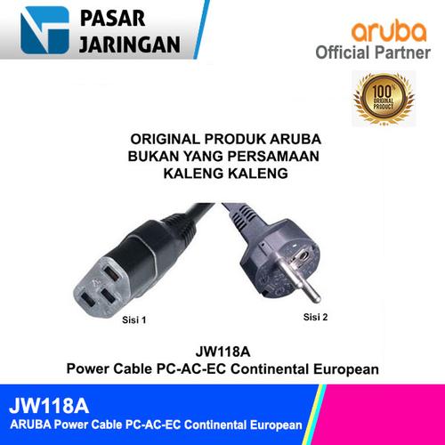Jual JW118A ARUBA Power Cable PC-AC-EC Continental European - Jakarta ...