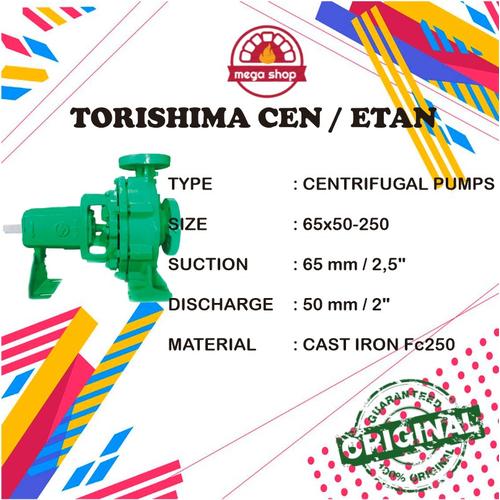Jual Pompa Torishima CEN/ETAN 65x50-250/Pompa Transfer/Centrifugal Pumps - Jakarta Pusat ...