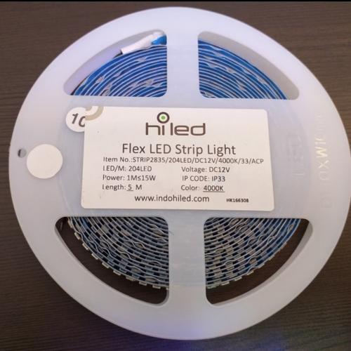 Jual Lampu LED Strip Hiled 2835 IP33 204 LED 12V - 6500K - Jakarta ...