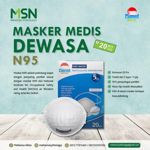 Jual Masker Medis Dewasa N95 | EKOMED - Kota Depok - Maheesa Alkes ...