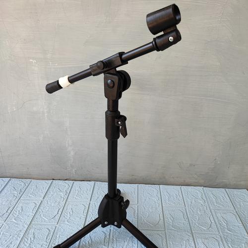 Jual Stand Maruni Pendek Full Hitam Bonus Capit Holder Mic - Kota ...