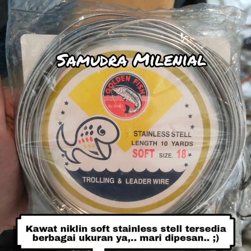 Jual Kawat Neklin / Neckline Soft Golden Fish No 18 / 22 / 24 / 26 / 28 ...