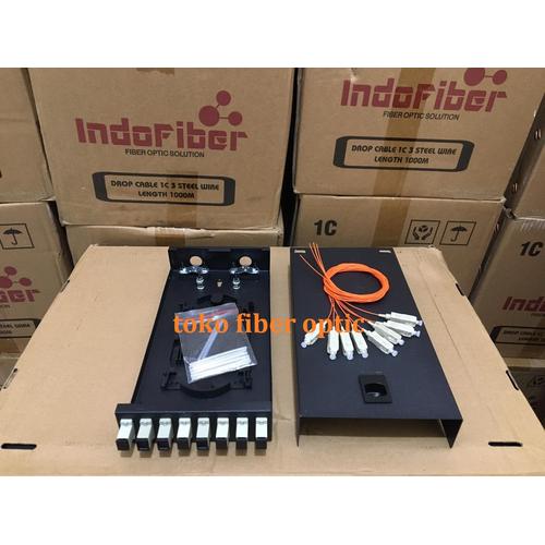 Jual Roset besi 8 core SC Multimode / Roset FTTH/ OTB mini besi komplit ...