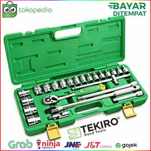 Jual TEKIRO KUNCI SOK SET 24PCS 8MM - 32MM / KUNCI SHOCK / TOOLS SET ...