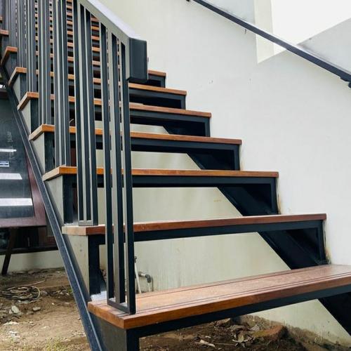 Jual dudukan trap kayu tangga rebah rangka hollow besi galvanis - Kota ...