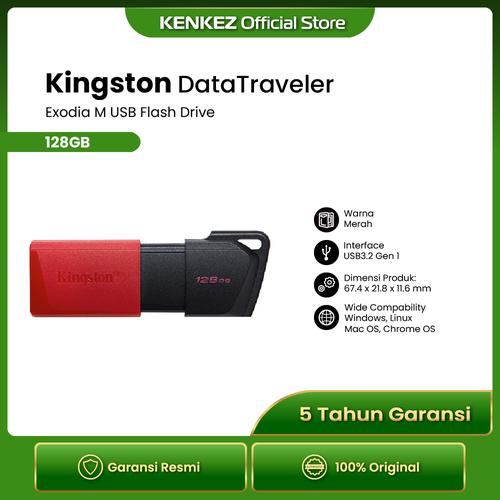 Promo Kingston DataTraveler Exodia M Flash Drive / Flash Disk 128GB ...