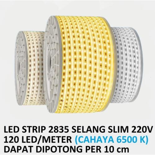 Jual Lampu Selang Putih LED Strip 2835 White Outdoor 220v IP65 - 30 ...