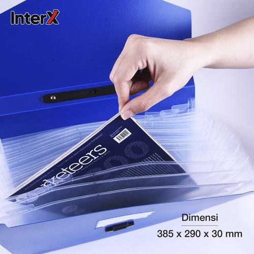 Jual map plastik expanding koper map jinjing folder file - Inter-X, 1 ...