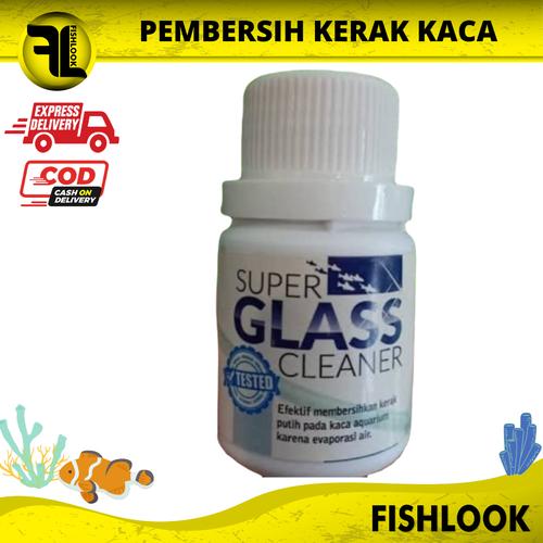 Jual Super Glass Cleaner Pembersih Kerak Putih Kaca Aquarium - Kota ...