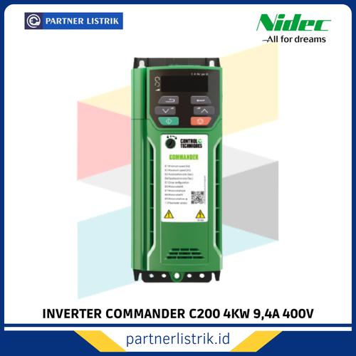 Jual INVERTER COMMANDER C200 4KW 9,4A 400V NIDEC CONTROL TECHNIQUES ...
