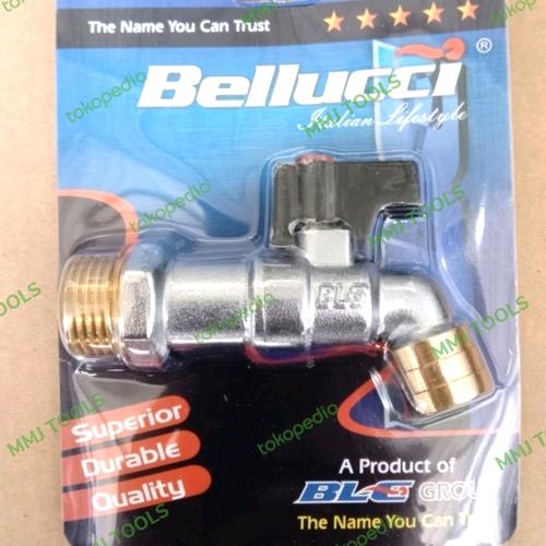 Jual Kran air kuningan BELLUCI 1/2" - Kran cebol BELLUCI - Kran gg ...