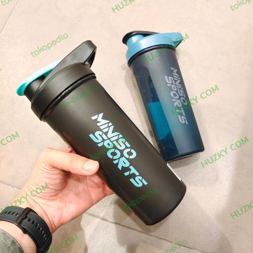 Jual MINISO Botol Minum Shaker Sports 800ml - Black - Jakarta Barat ...