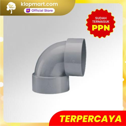Jual Sambungan Pipa Knee Knie (D-DL) 3" Elbow D 3 Inch PVC Rucika ...