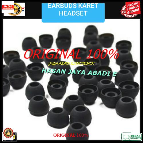 Jual ORIGINAL KARET HEADSET EARBUDS SILICON BUSA EARBUD HANDSFREE EAR ...