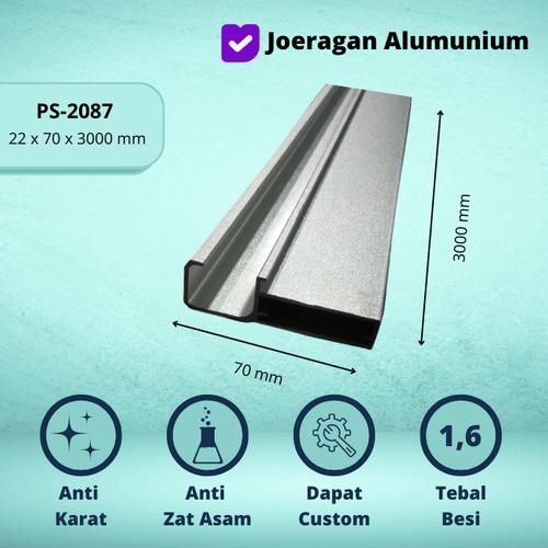 Jual Frame Kaca Alumunium Premium Extra Handle Premium (PS-2087 ...
