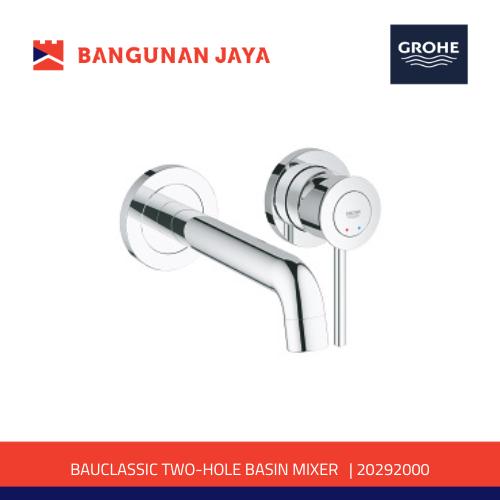 Promo GROHE BAUCLASSIC KRAN WASTAFEL 2-HOLE BASIN MIXER DINDING ...
