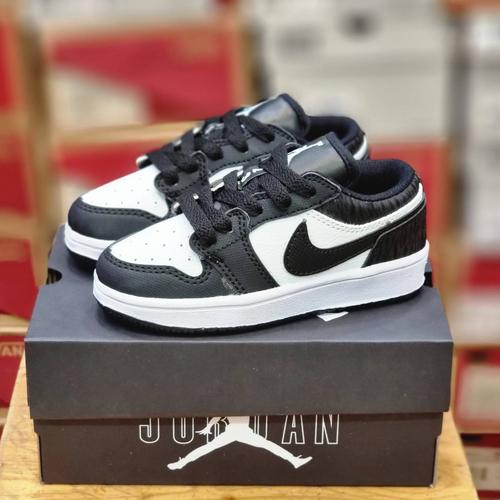 Jual Sepatu Sneakers Anak Air Jordan Low Black Laki Laki Usia 2-8 Tahun ...
